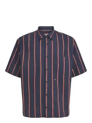 Moncler Cotton Stripe Shirt - Blue