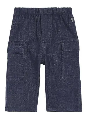 IL GUFO Cotton-blend Cargo Trousers - Blue