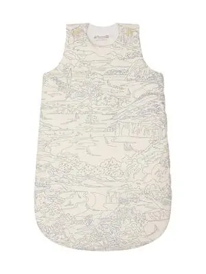 Bonpoint Joujou Cotton Sleeping Bag - Navy