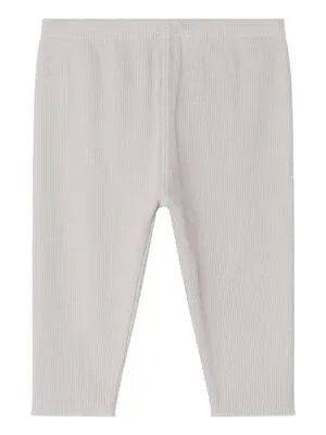 Bonpoint Ribbed Leggings - Turquoise