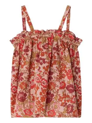 Bonpoint Sleeveless Floral Top - Pink