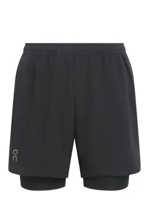 On 2-in-1 Train Shorts - Black