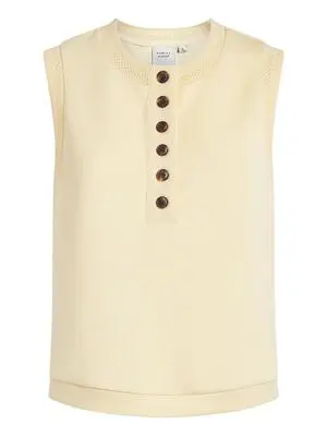Varley Marla Tank Sweater Vest - Ivory
