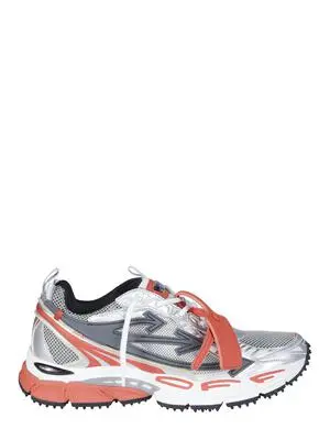 Off-White OFF-WHITE Graphic Lace-Up Sneakers Grigio