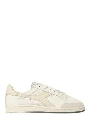 DIADORA 100% Bovine Leather Sneakers - White