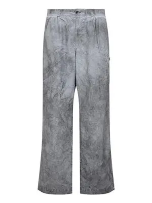 C.P. COMPANY Flatt Nylon Loose Cargo Pants - Black