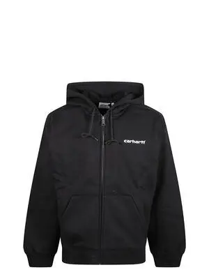 Carhartt Work In Progress Casual Zip-up Hoodie - Black