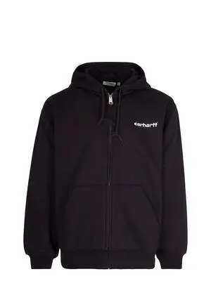 Carhartt Work In Progress Carhartt WIP Casual Zip-Up Hoodie Black
