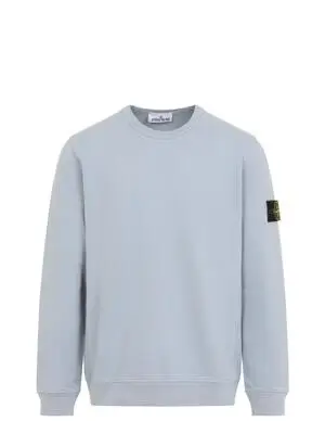 Stone Island Cotton Blend Sweatshirt - Blue