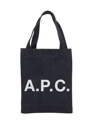 A.p.c. Mini Cotton Bag - Blu