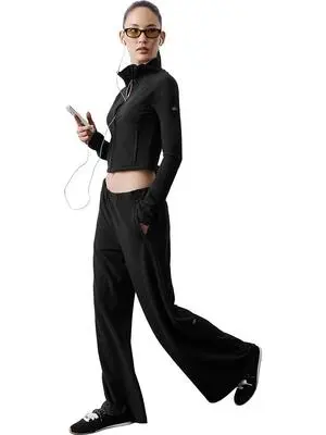 Alo Yoga ALO Sway Mid-Rise On The Go Pants Black