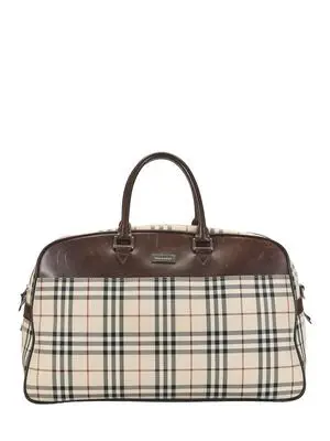 Burberry Burberry House Check Canvas Bowler Large Brown