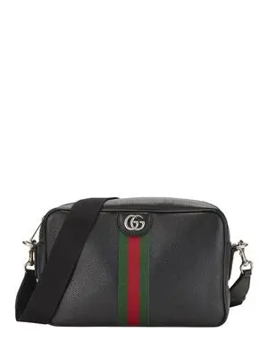 Gucci Ophidia Leather Crossbody Bag - Black