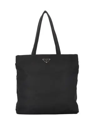 Prada Nylon Tote Bag - Black