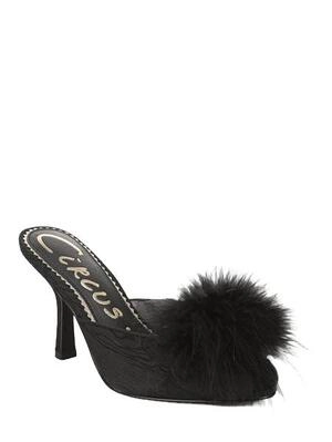 CIRCUS NY BY SAM EDELMAN Glenda Fluff Mule - Black