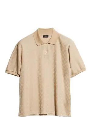 Gucci Gg Jersey Polo Shirt - Beige