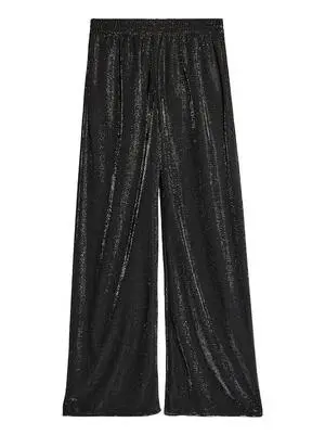 Gucci Jersey Pants With Iridescent Effect - Black