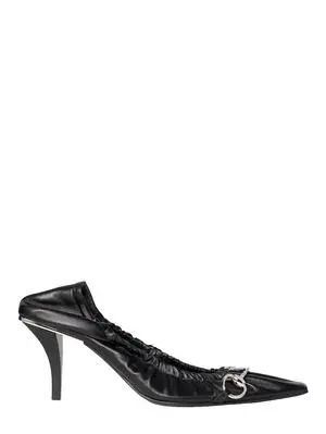 Gucci Vittoria Pump With Elastic Leather - Black