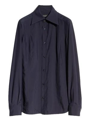 Gucci Silk Poplin Shirt - Blue