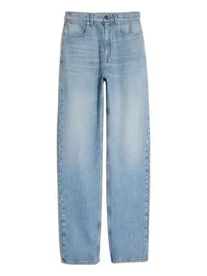 Gucci Bleached Stone Washed Denim Pants - Blue