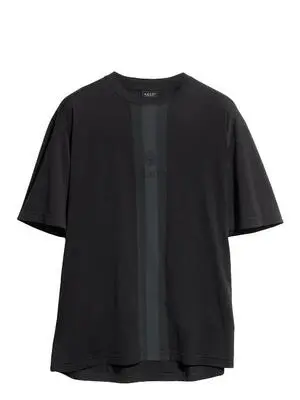 Gucci Cotton T-shirt With Muted Web - Black