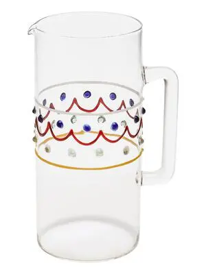 Dolce & Gabbana Embellished Glass Pitcher - Multicolor