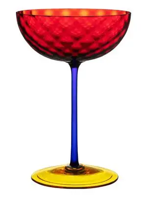 Dolce & Gabbana Hand-blown Murano Champagne Glass - Multicolor