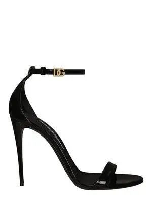Dolce & Gabbana Patent Leather Stiletto Sandals - Multicolor