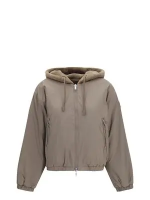 Moose Knuckles Eaton Bunny Reverible Hoodie - Brown
