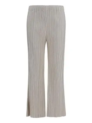 GONGDID DESIGN Corduroy Palazzo Pants - White