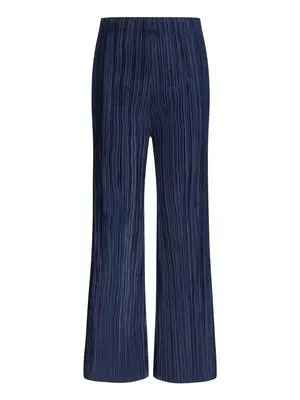 GONGDID DESIGN Corduroy Palazzo Pants - Blue