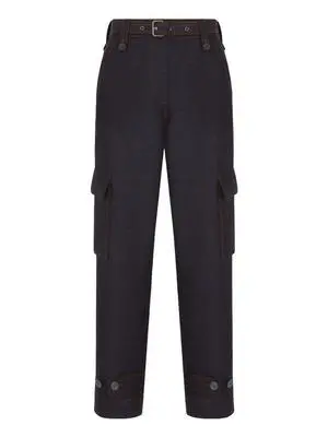 Dior Belted Cargo Pants - Blue