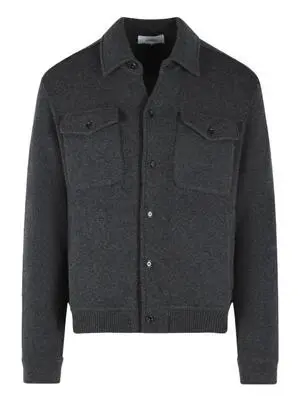 LARDINI Long Sleeve Casual Jacket - Grey