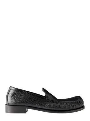 Dries Van Noten Leather Loafers - Black