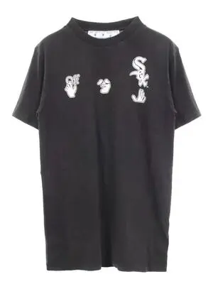 Off-White X Mlb 2010s Logo-print T-shirt - Black