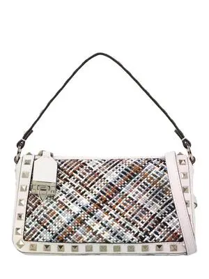 Valentino Garavani Rockstud Shoulder Bag - White