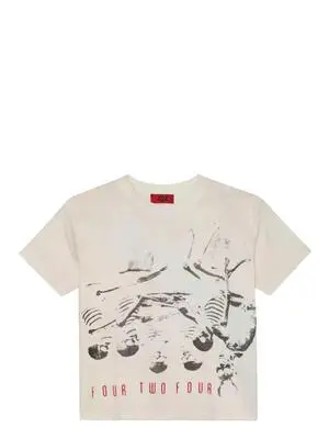 424 Lounge Tee Graphic-print T-shirt - White