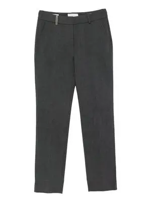 Peserico Tailored Straight Leg Trousers - Grey