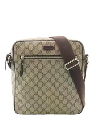 Gucci 2000s Gg Supreme Crossbody Bag - Neutrals