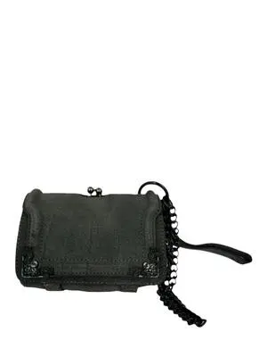Alexander McQueen Chain-strap Flap Leather Shoulder Bag - Grey