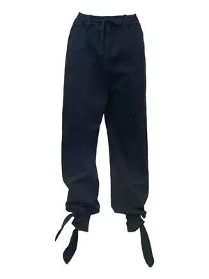 N°21 Cargo Pants With Tie-fastening Drawstring - Blue