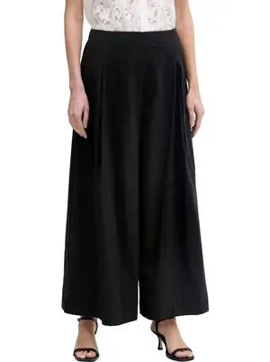 Joseph Ribkoff Pleated Wide-leg Palazzo Pants - Black