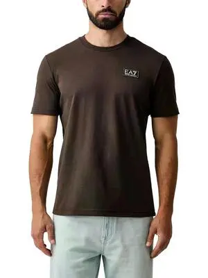 EA7 Logo-patch T-shirt - Brown