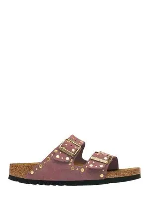 BIRKENSTOCK Arizona Rivet Detailed Sandals - Purple