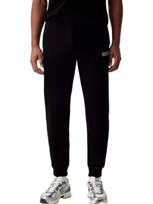 EA7 Logo-patch Track Pants - Black