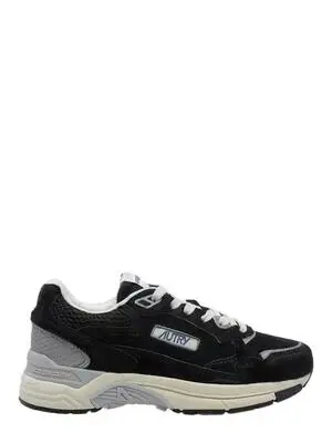 AUTRY Hyperway Panelled Leather Sneakers - Black