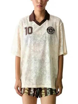 Adidas X Farm Rio Premium Jacquard Jersey - Neutrals