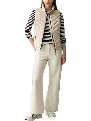 Dkny Quilted Gilet - Neutrals