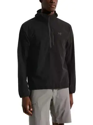 Arc'teryx Hooded Half-zip Jacket - Black