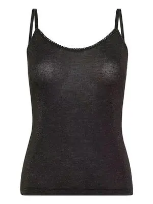 MOMONI AIREILE LUREX-JERSEY TOP